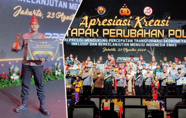 Polres Rejang Lebong Raih Penghargaan di Apresiasi Kreasi Setapak Perubahan Polri 2024, Briptu ...